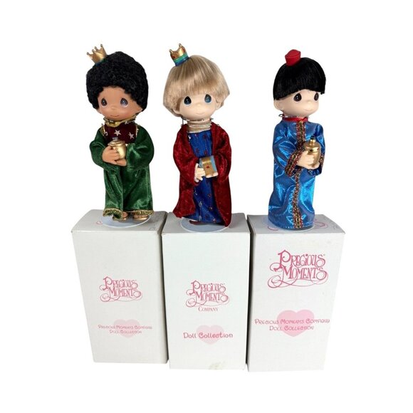 Precious Moments | Holiday | Vintage 998 Precious Moments Three Wise Men Three Kings Set Of 3 ...